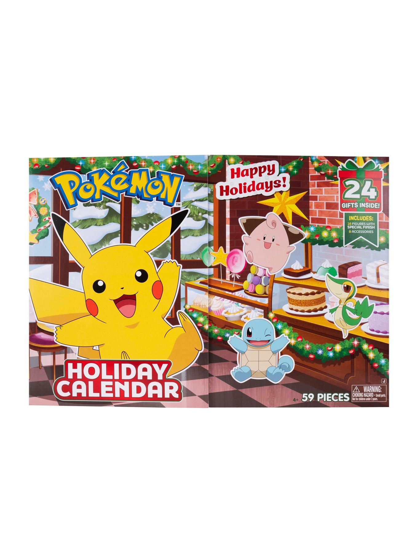 Pokemon Pokémon Holiday Calendar 2025 - Features 16 2-Inch Battle ...