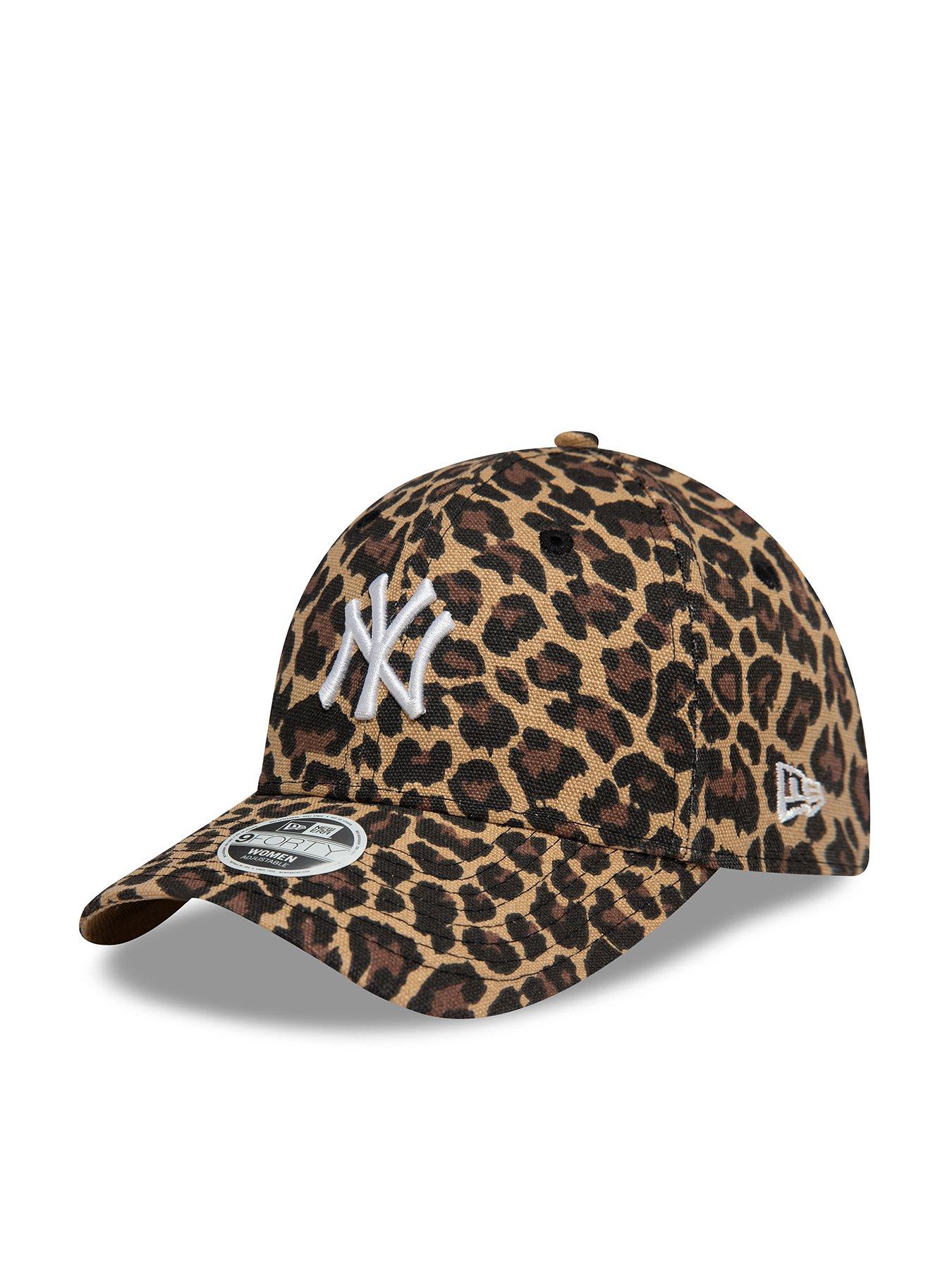New Era Womens Leopard Print 9Forty Baseball Cap - Brown | Very