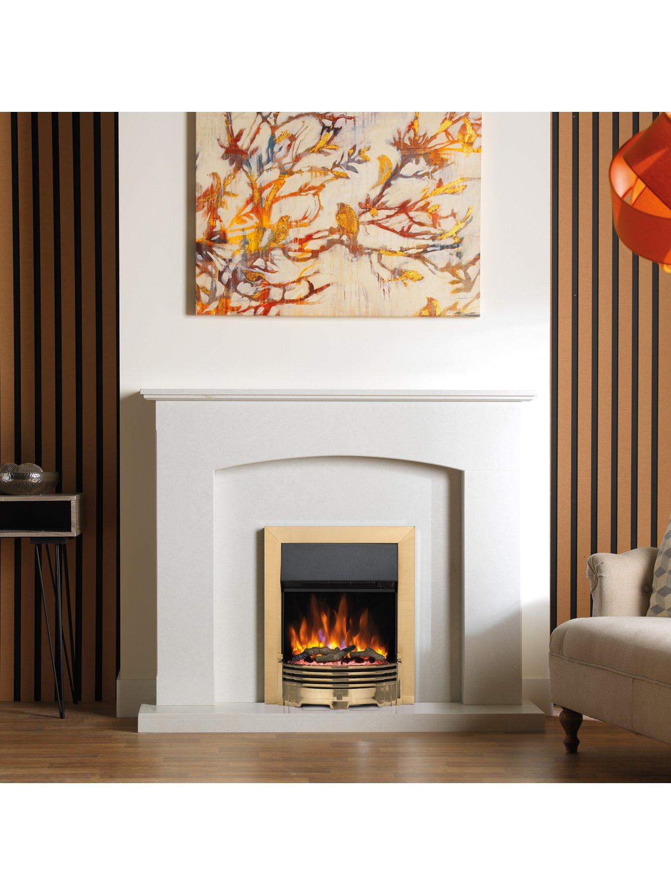 Dimplex Helmsdale Brass Optiflame Electric Fire | Very