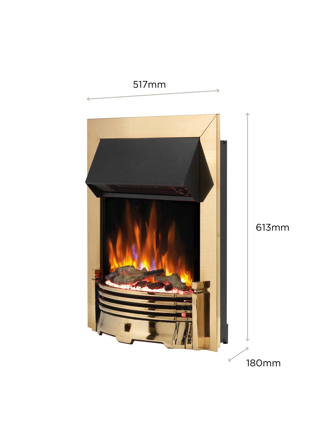 Dimplex Helmsdale Brass Optiflame Electric Fire | Very