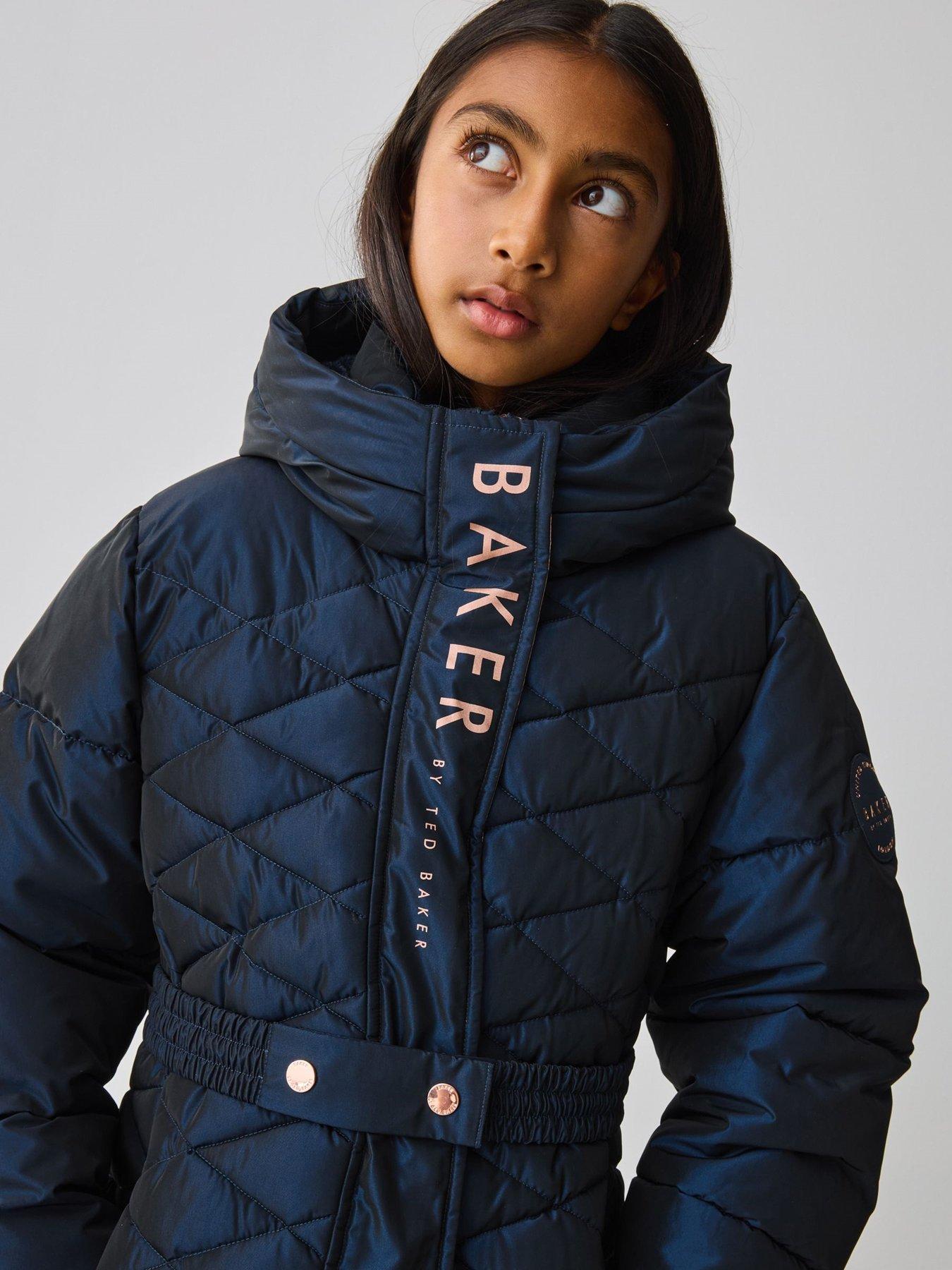 Ted Baker Older Girls Midweight Coat - Navy | Very
