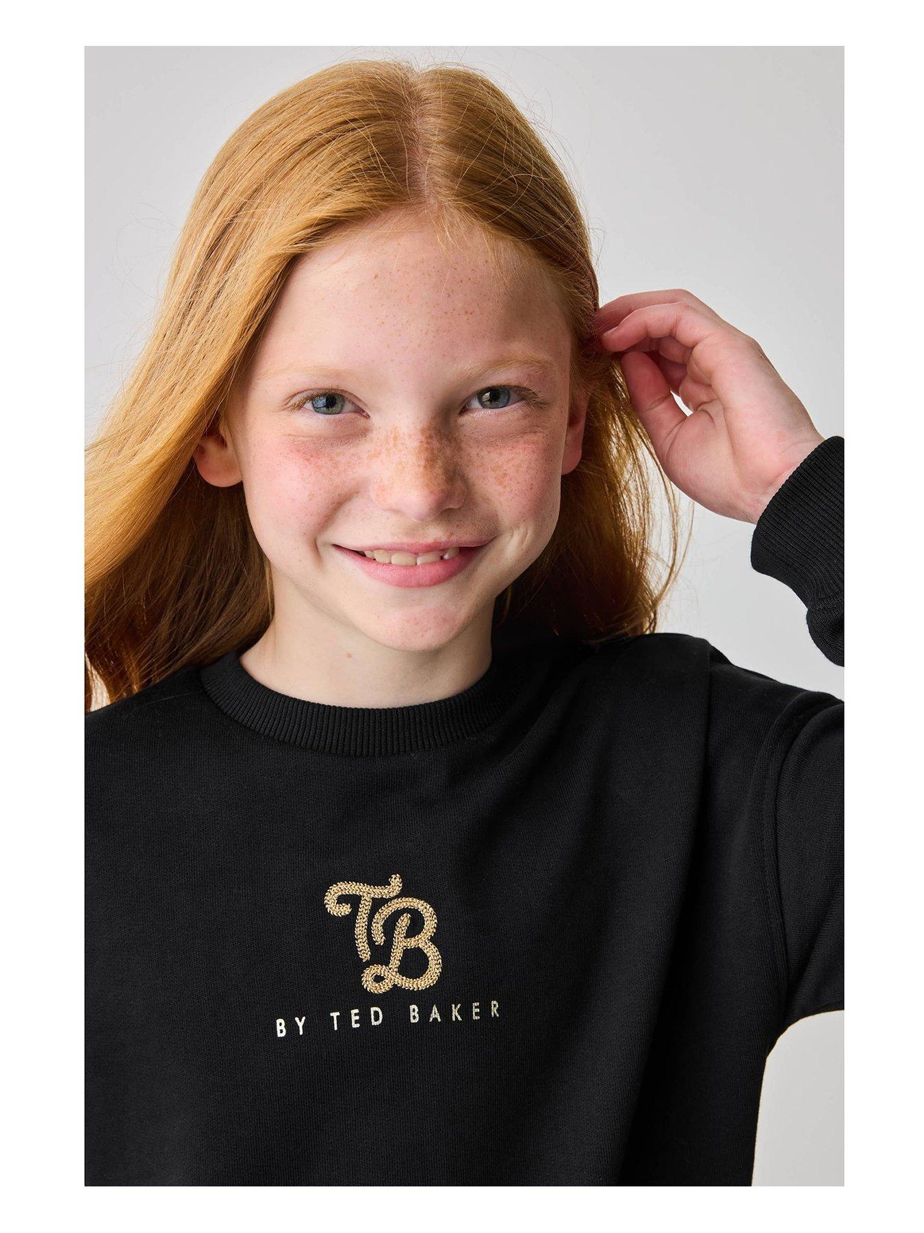 Ted Baker Older Girls Sweat Top & Jogger Set - Black | Very