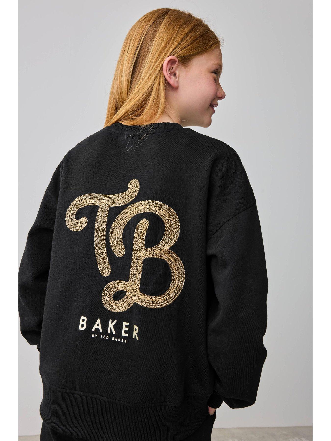Ted Baker Older Girls Sweat Top & Jogger Set - Black | Very