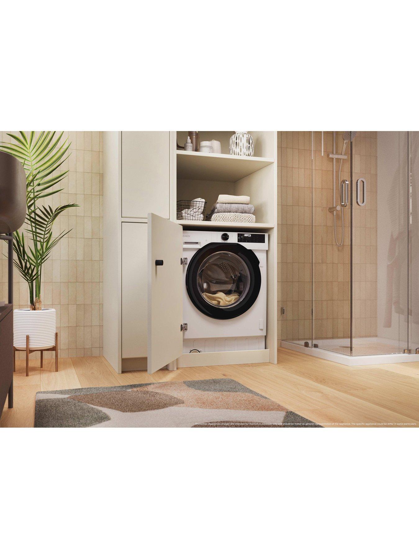 Candy BC4S49M6DB8J-80 Integrated 9kg WiFi Connected Washing Machine ...