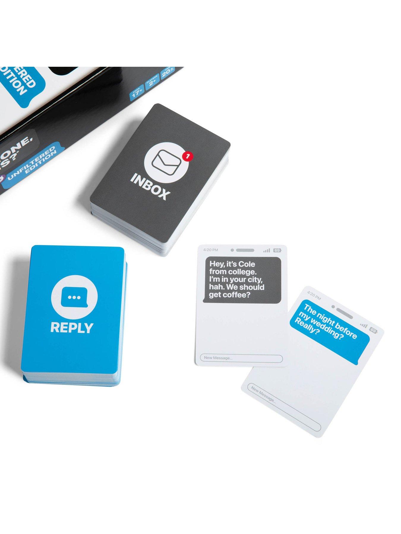 New Phone Who Dis? Party Game for Adults (ages 17+) | Very