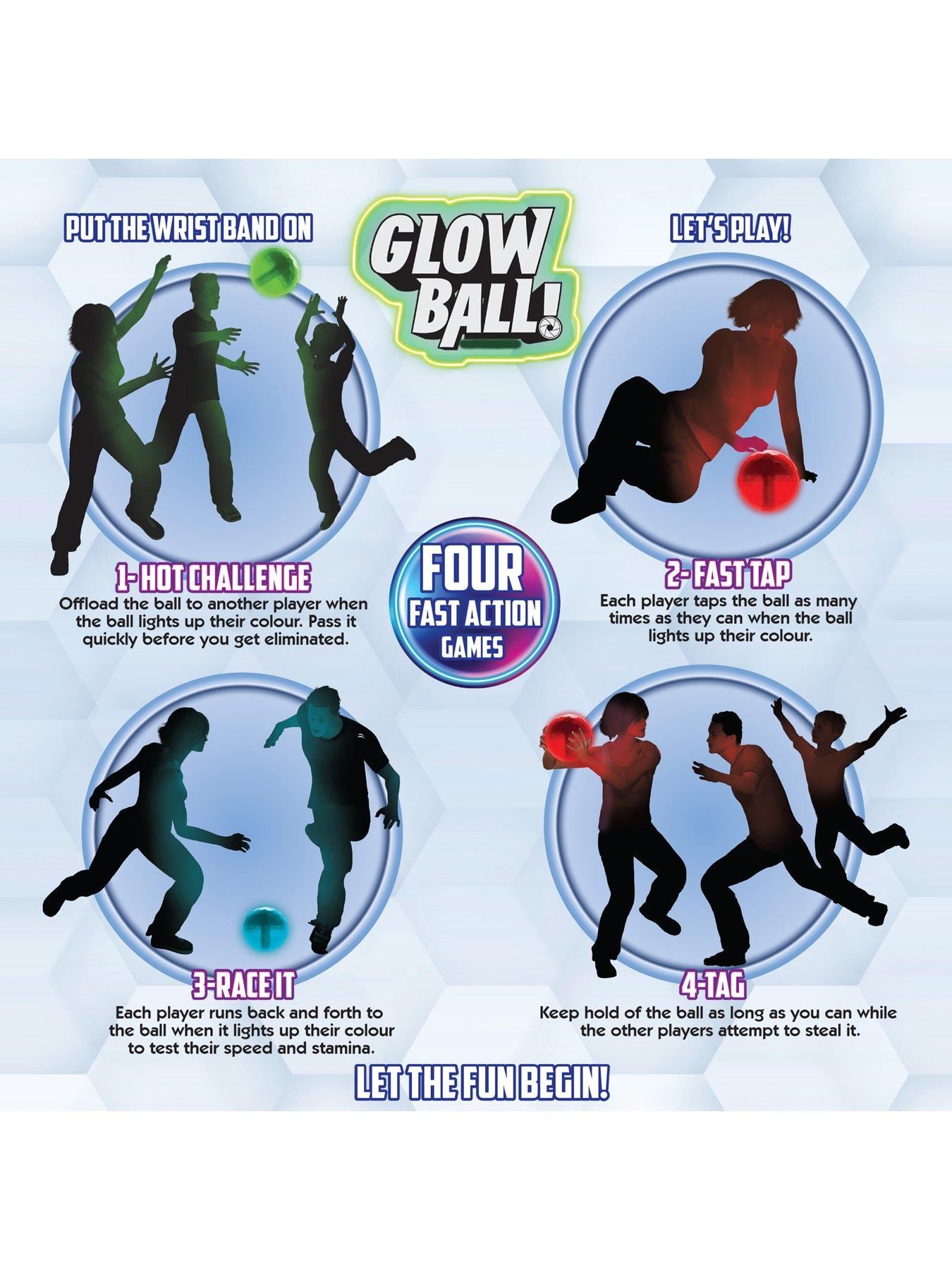 Glow Ball! Fast Paced 4 in 1 Fast Action Game | Very