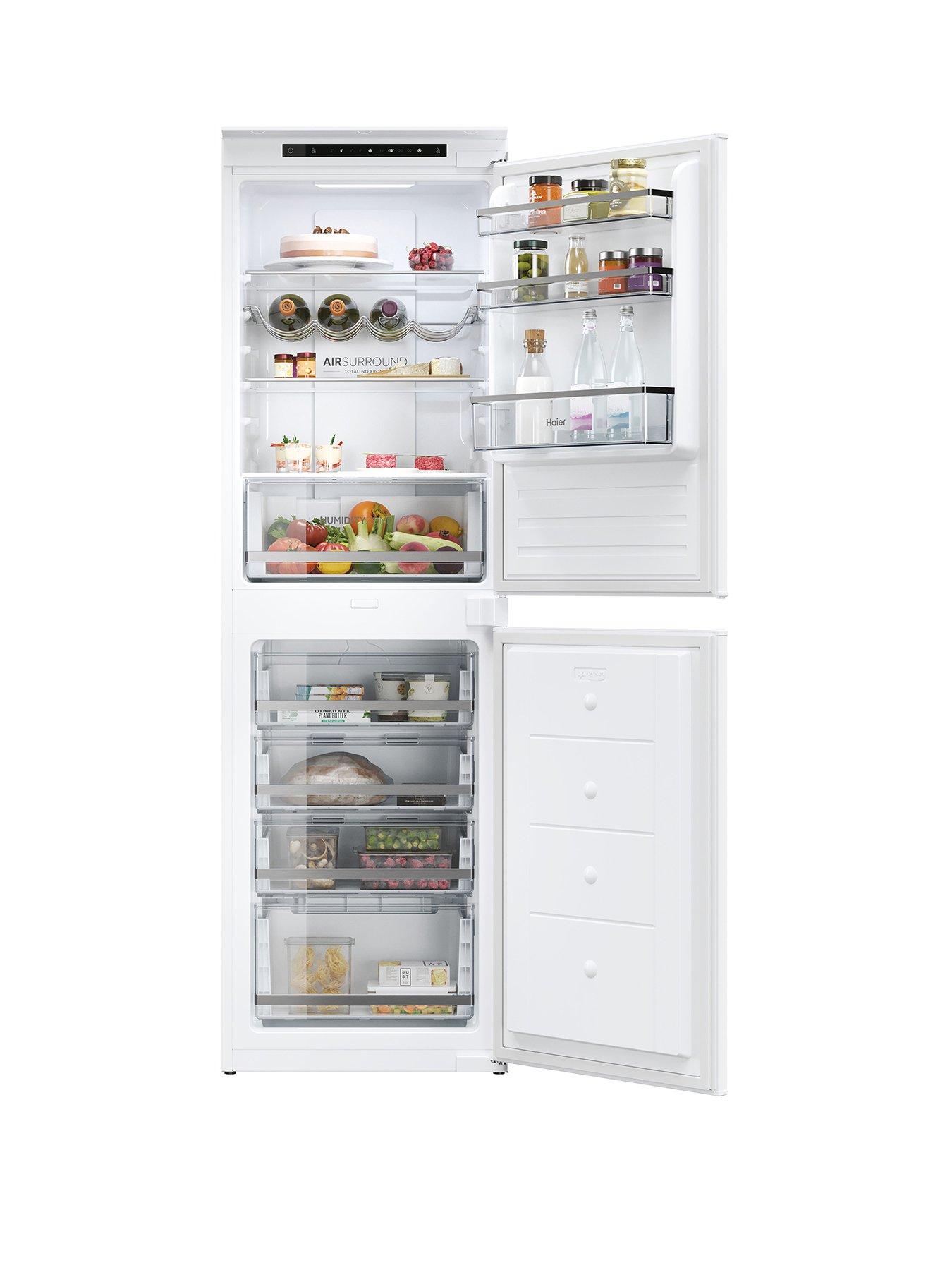 Haier HB50T618FMK Refrigeration Combi Fridge Freezer White | Very