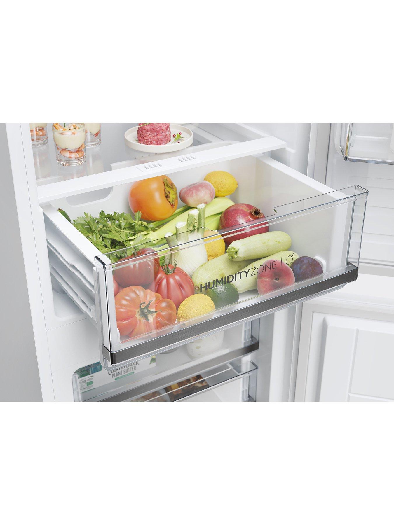Haier HB50T618FMK Refrigeration Combi Fridge Freezer White | Very