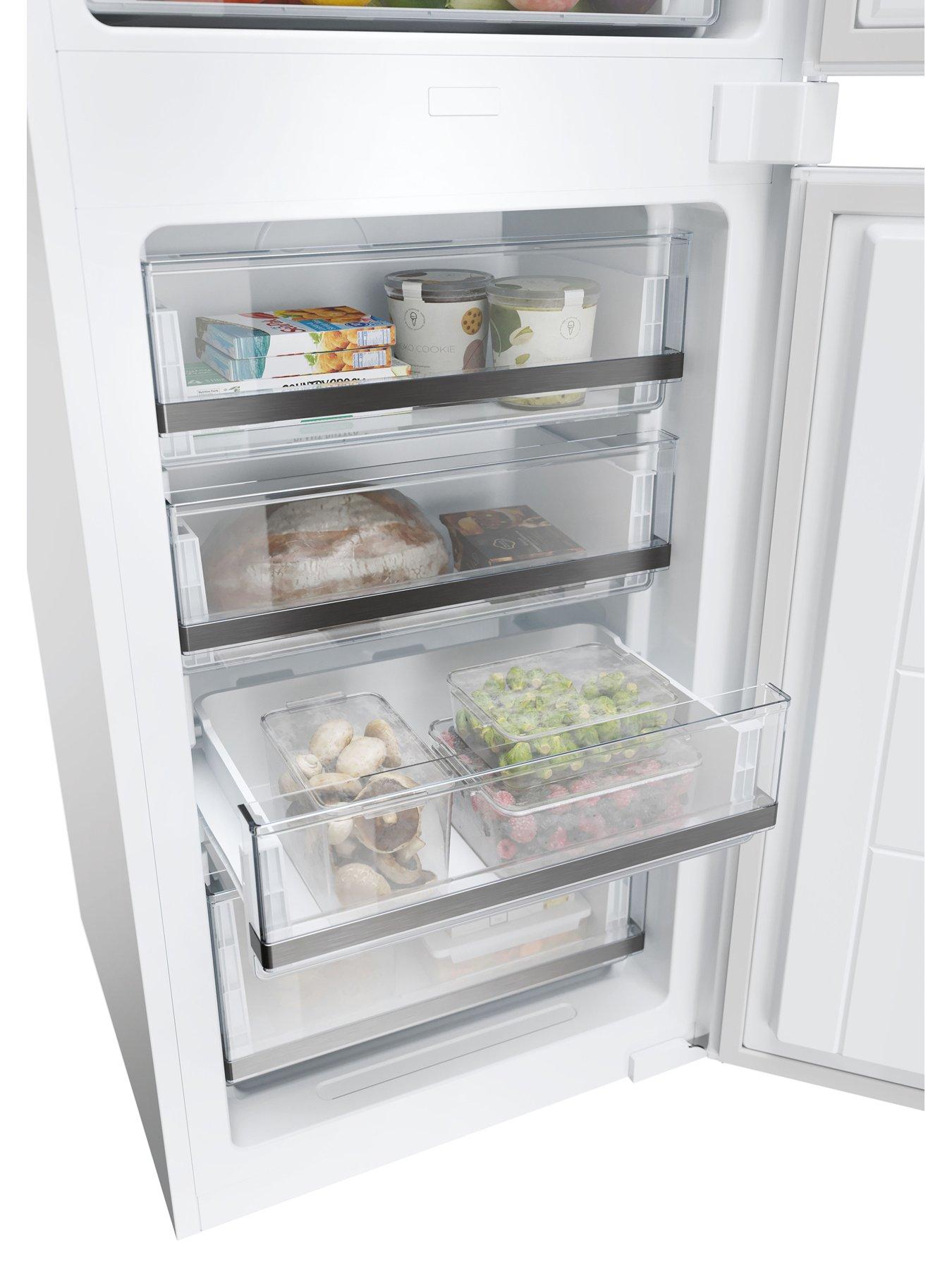 Haier HB50T618FMK Refrigeration Combi Fridge Freezer White | Very