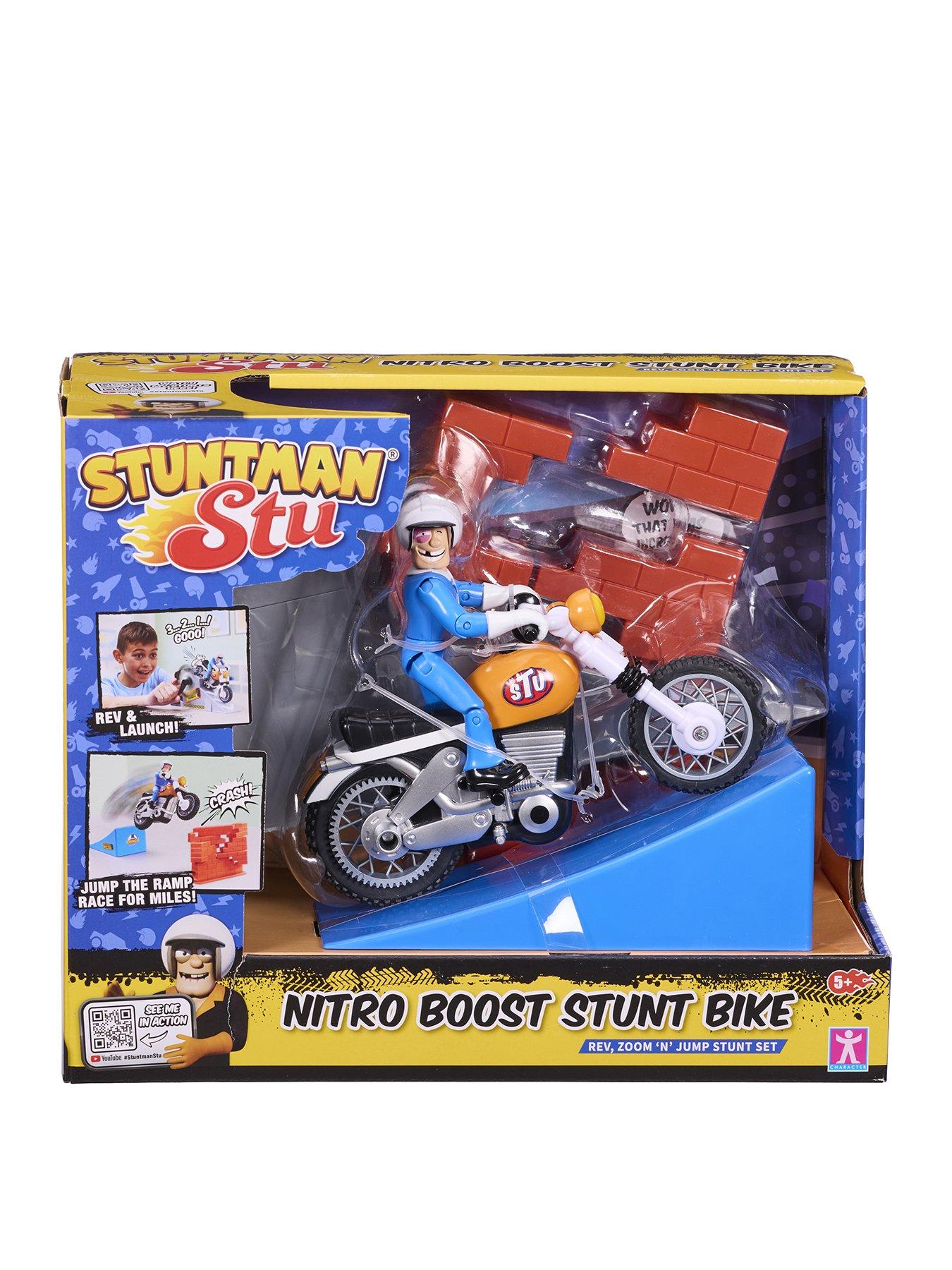 Stuntman Stu Nitro Boost Stunt Bike Playset | Very