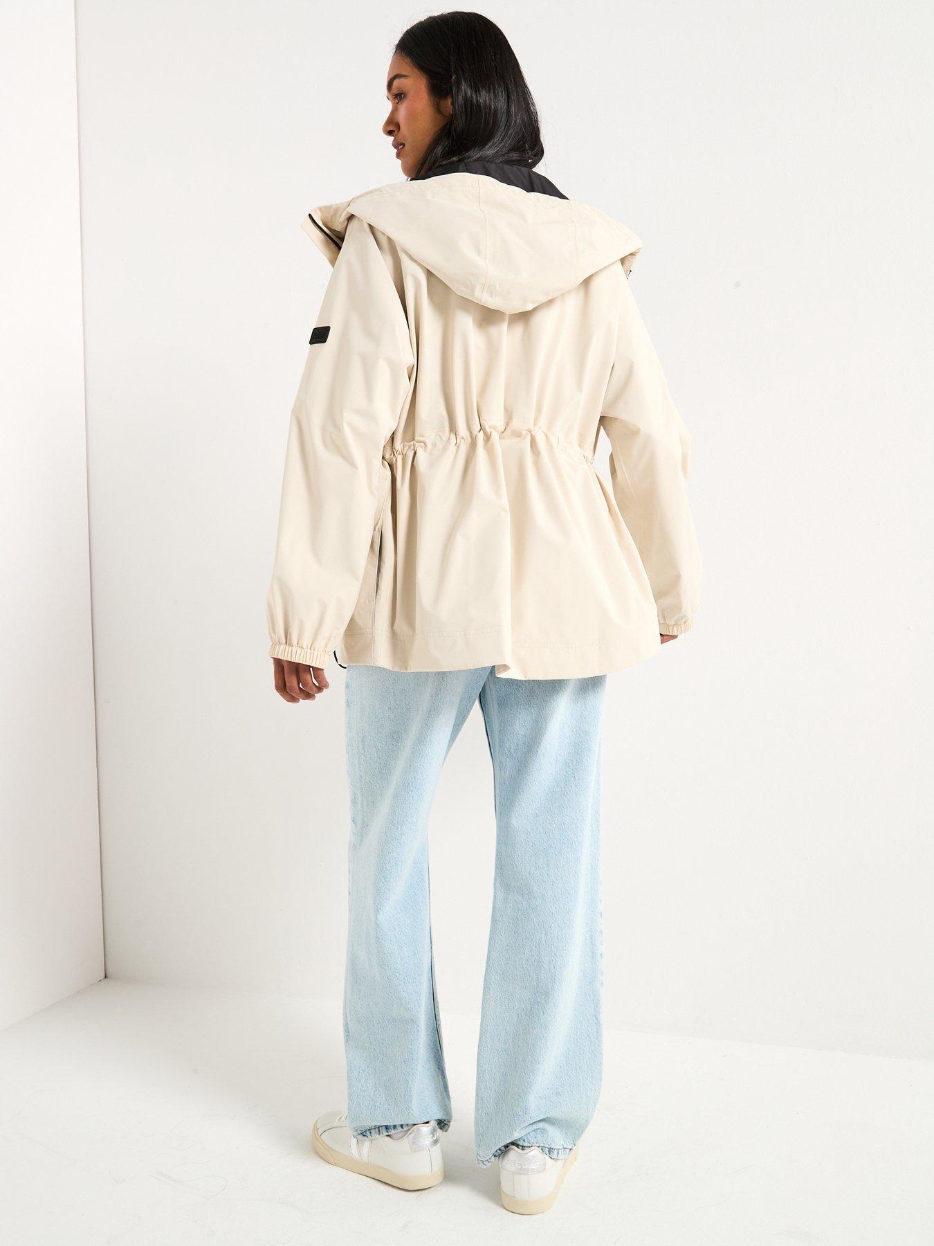 Barbour International Montgomery Waterproof Jacket - Off White | Very