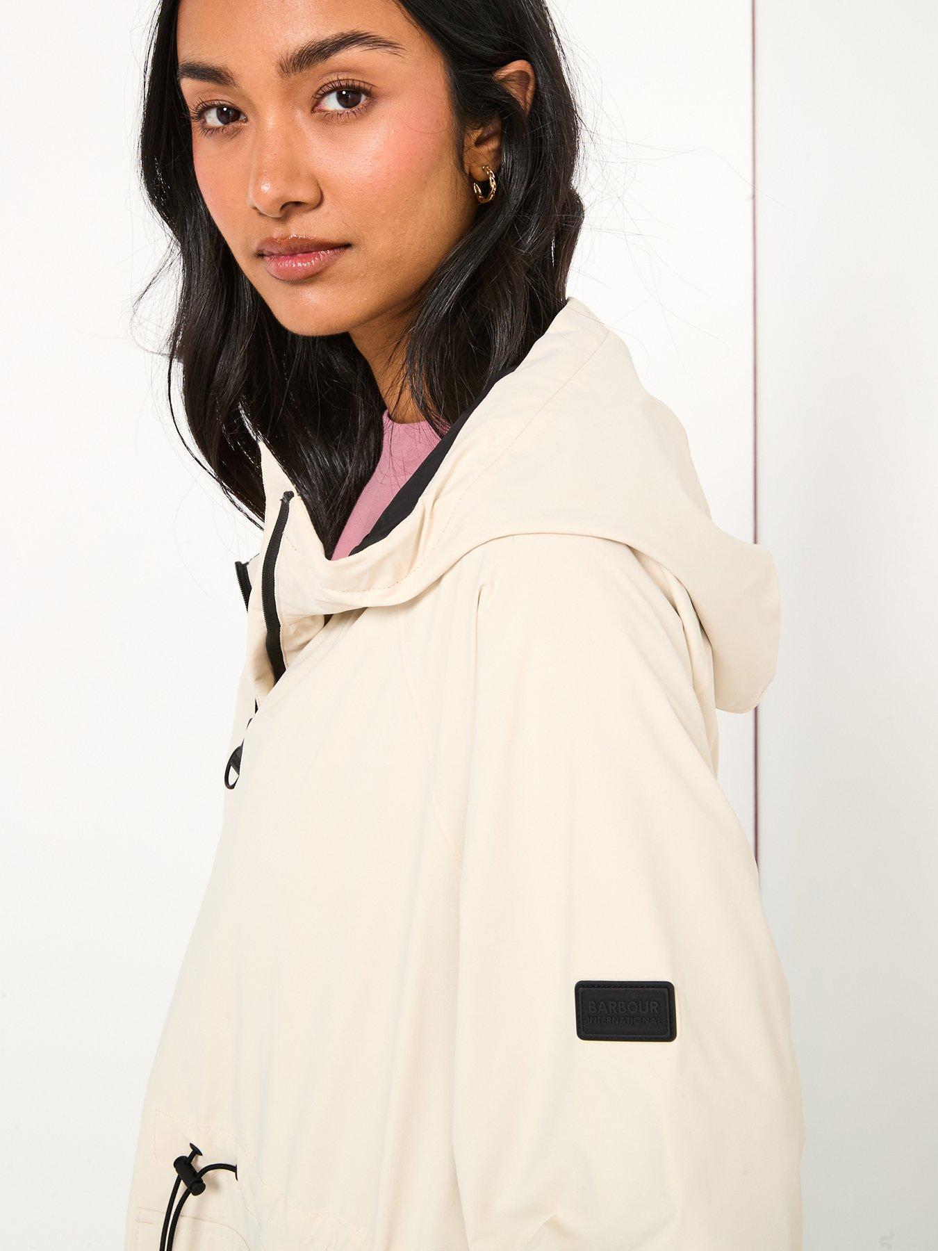Barbour International B.intl Montgomery Waterproof Jacket - Off White ...