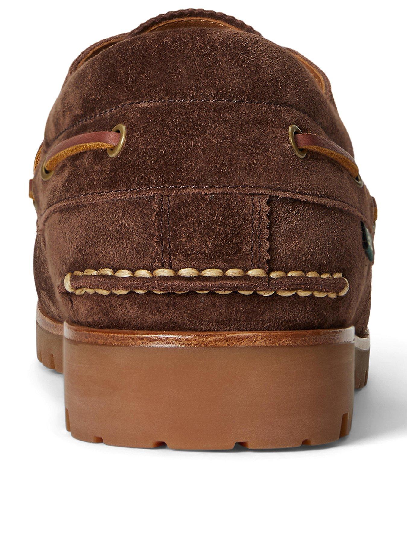 Polo Ralph Lauren Ranger Suede Casual Deck Shoes - Dark Brown | Very