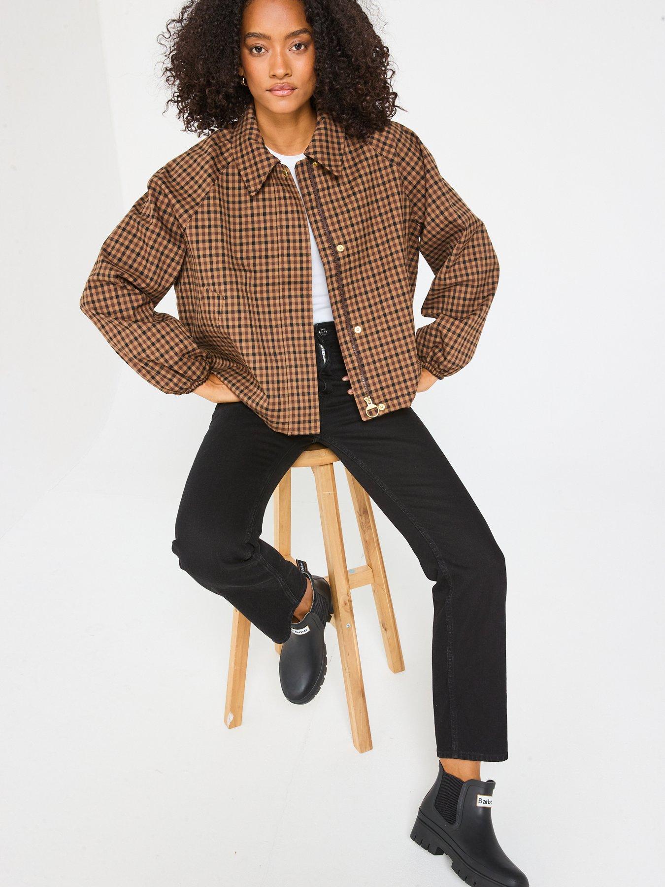 Barbour Audrey Showerproof Jacket - Brown | Very