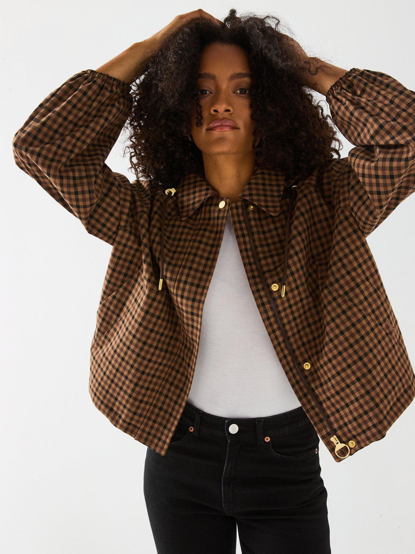 Barbour Audrey Showerproof Jacket - Brown | Very