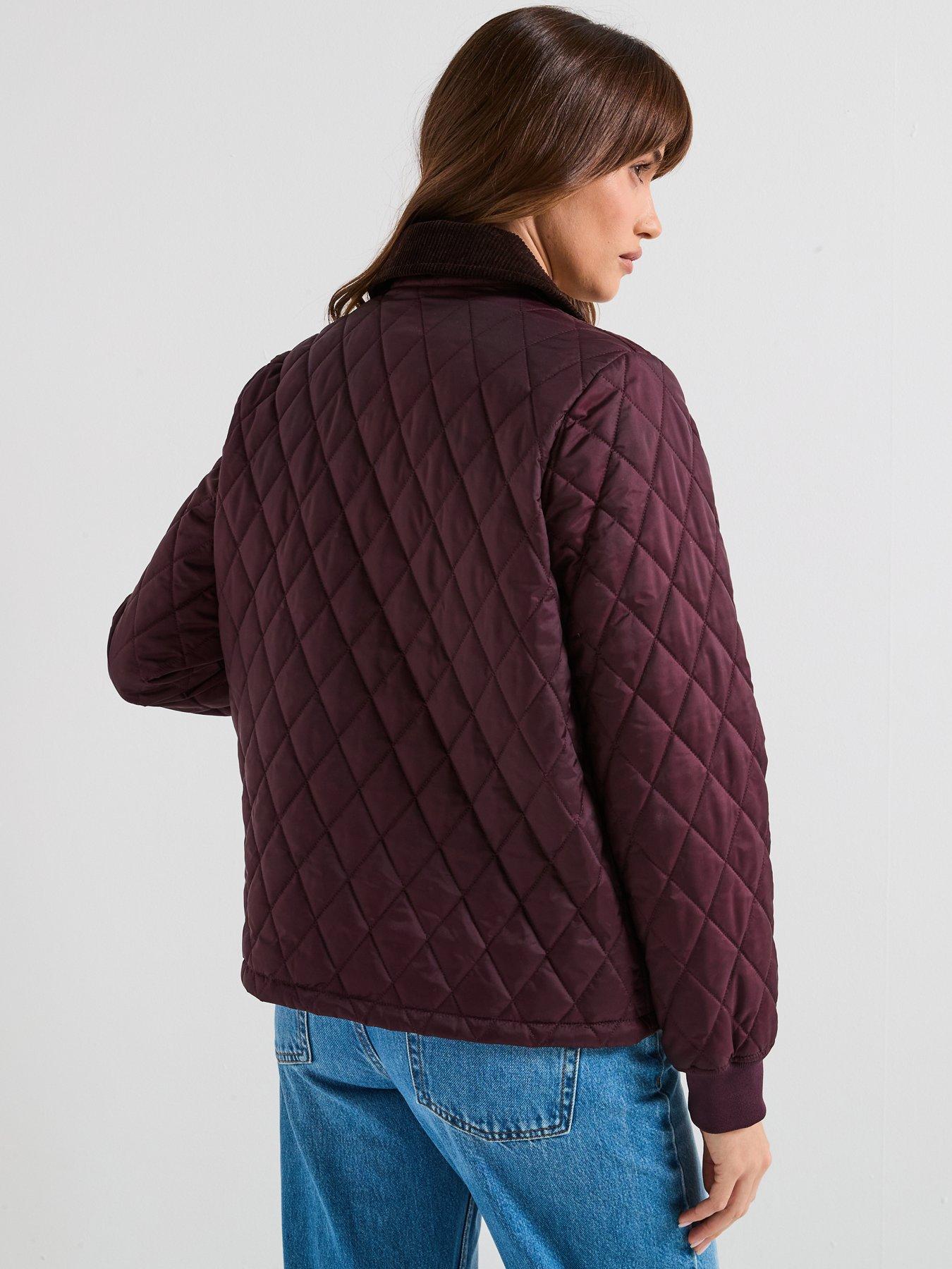 Barbour Marla Quilted Jacket - Red | Very