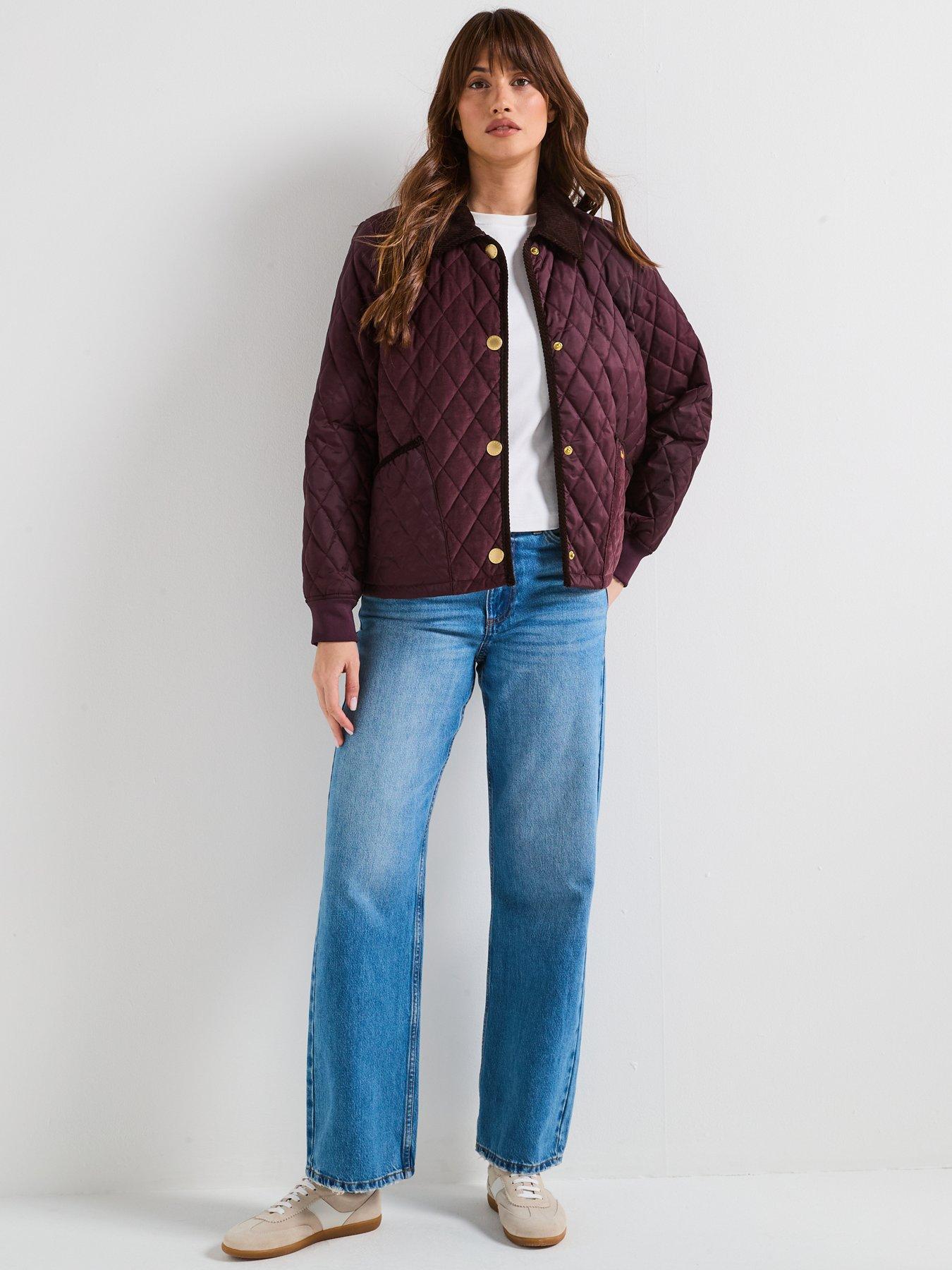 Barbour Marla Quilted Jacket - Red | Very