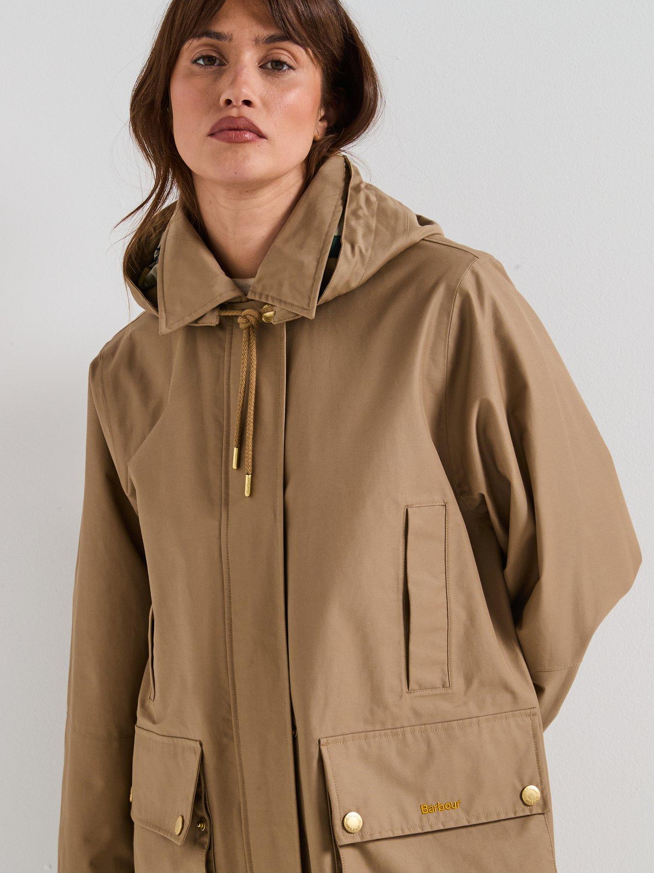 Barbour Maude Waterproof Jacket - Beige | Very