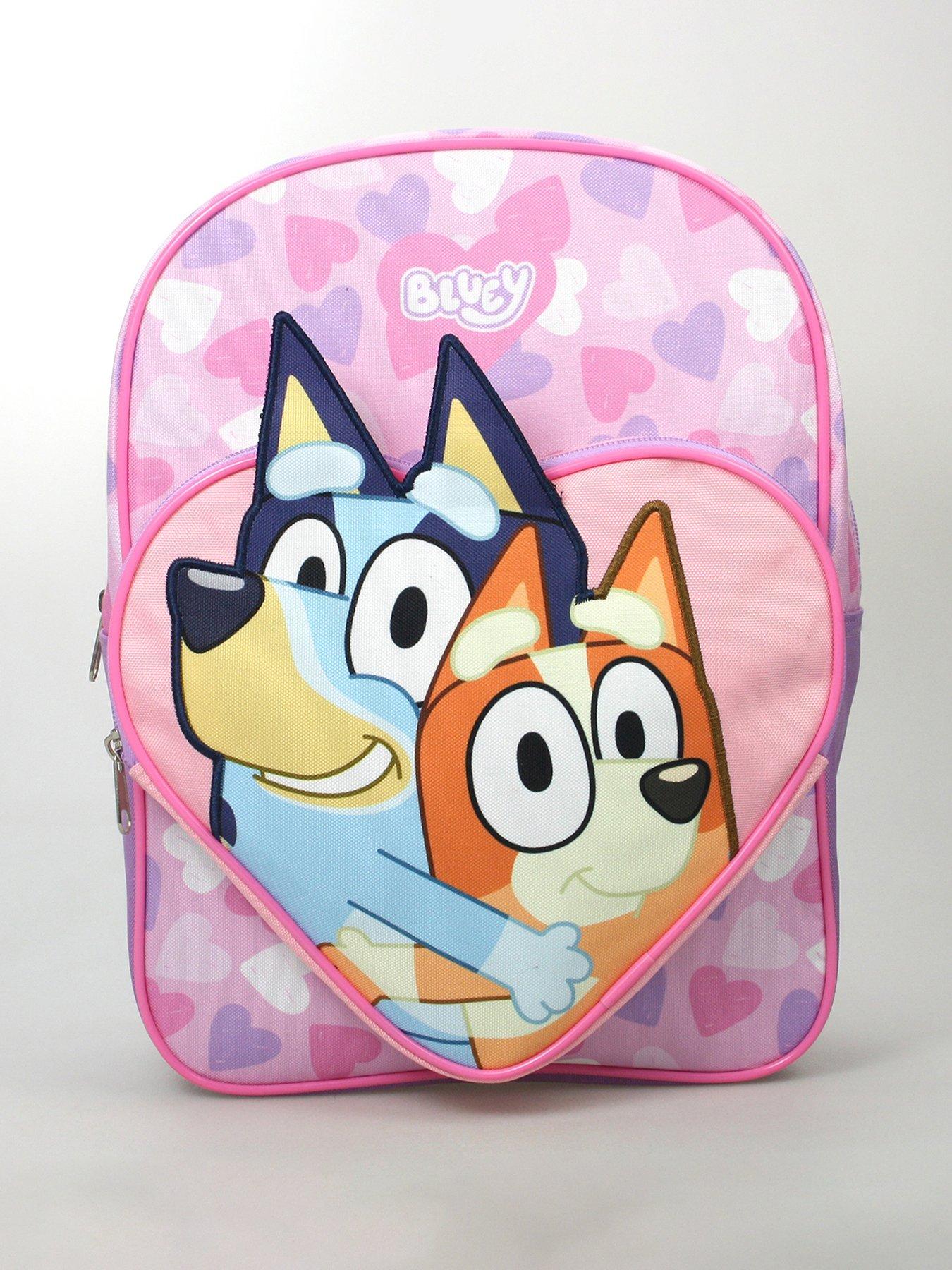 Bluey Girls Heart Pocket Arch Backpack | Very