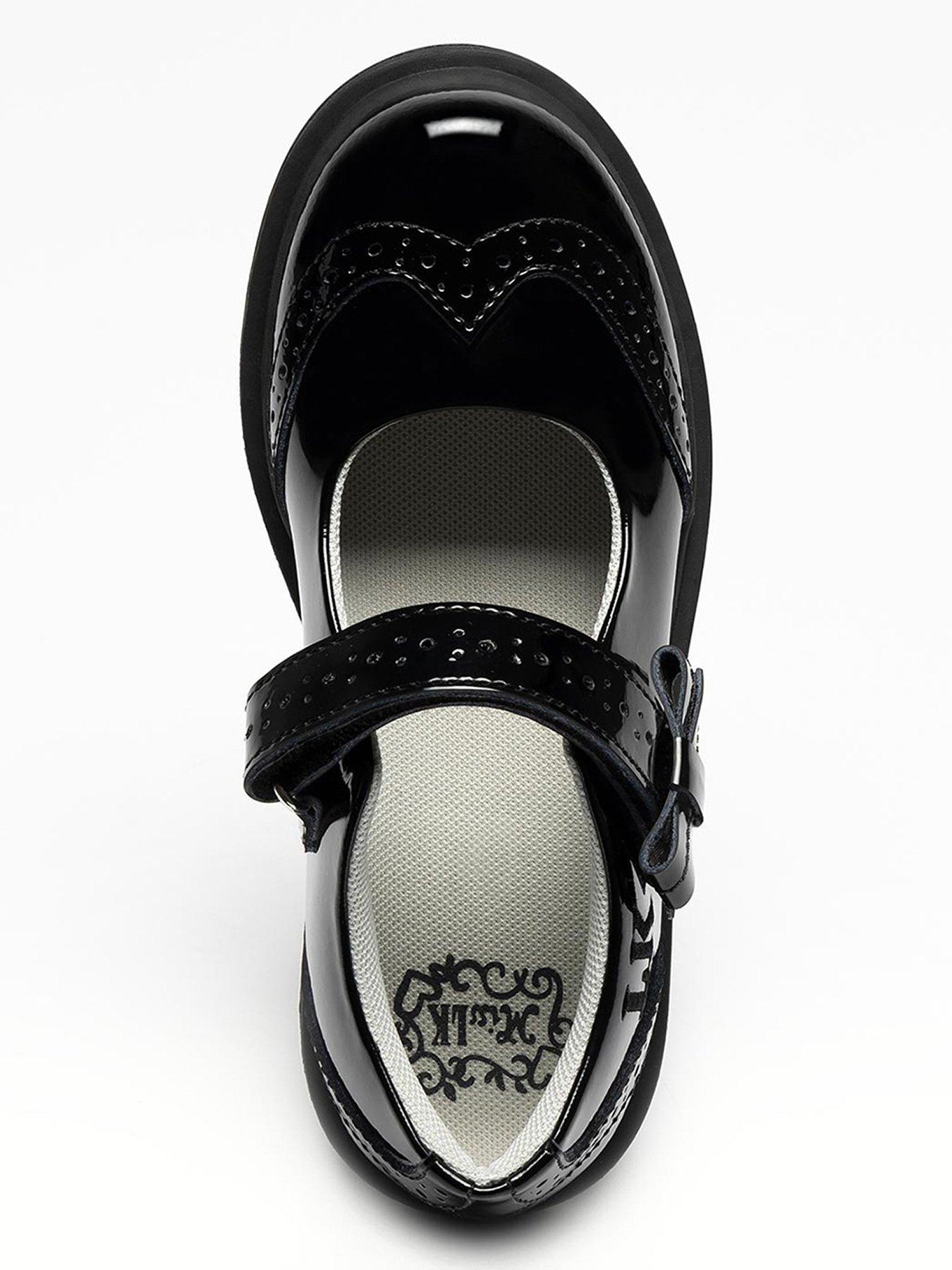 Lelli Kelly Junior Emma Brogue Detailed Patent Leather Shoe - Black | Very