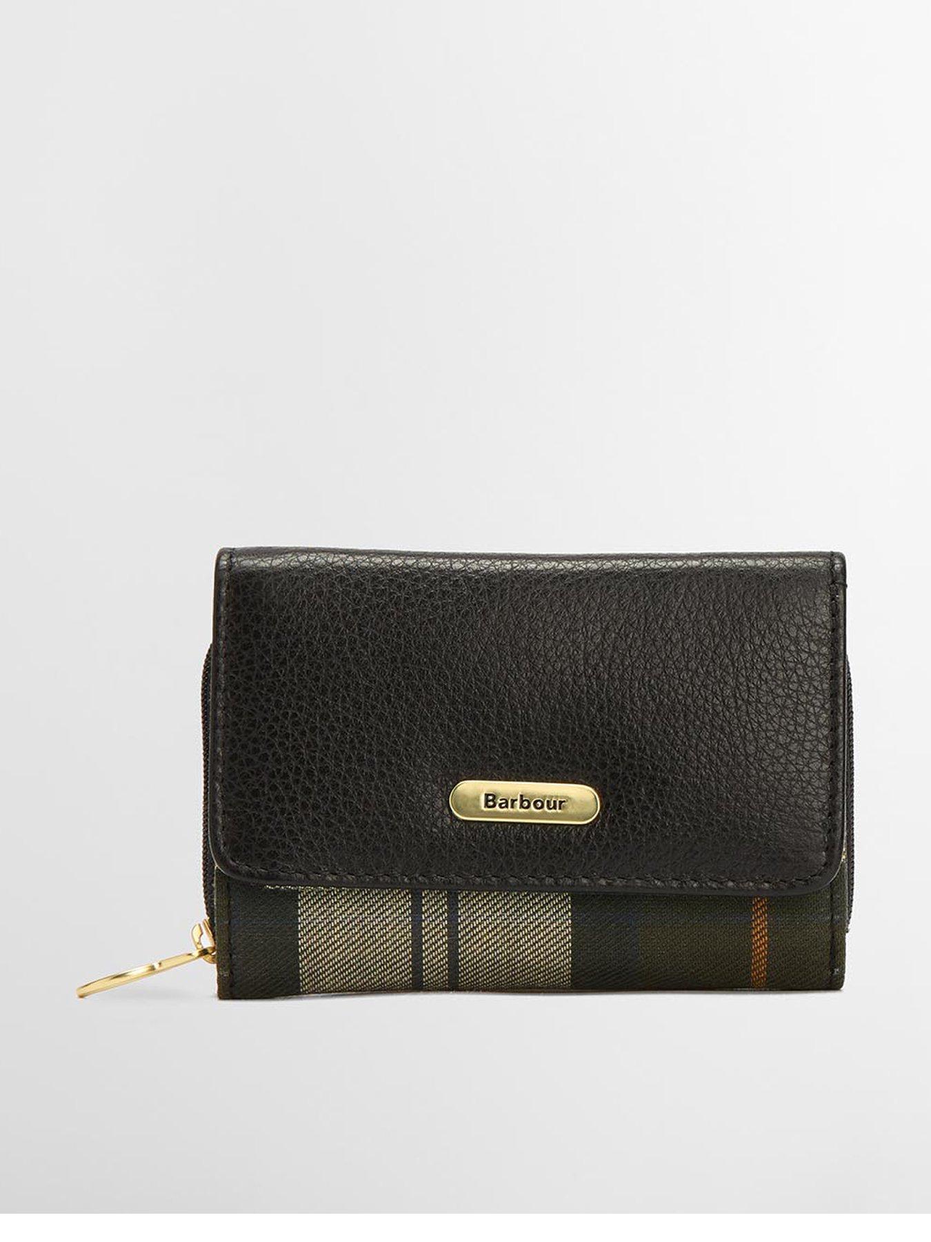 Barbour Rosa Leather French Purse - Black | Very