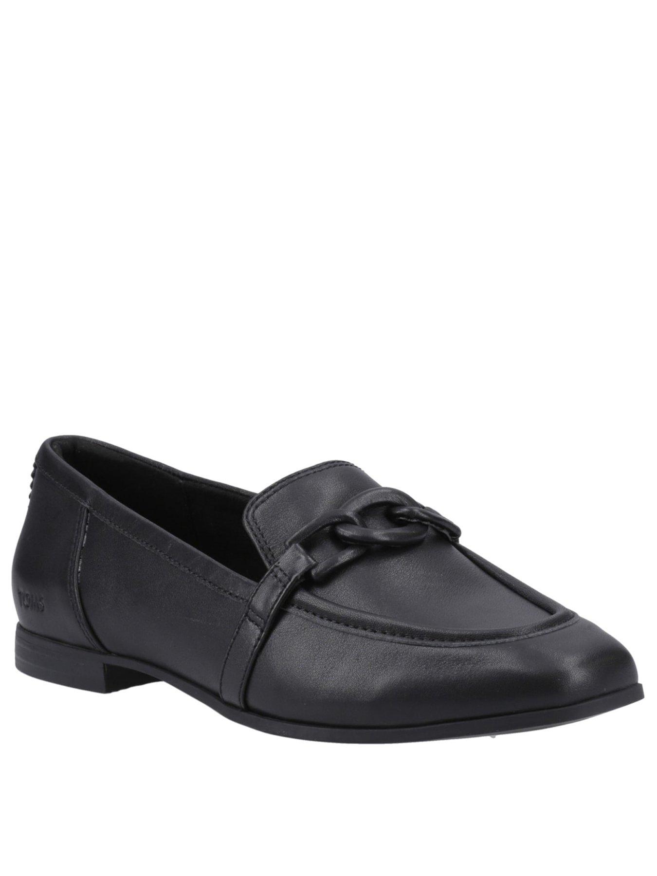 TOMS Lynette Leather Loafer - Black | Very
