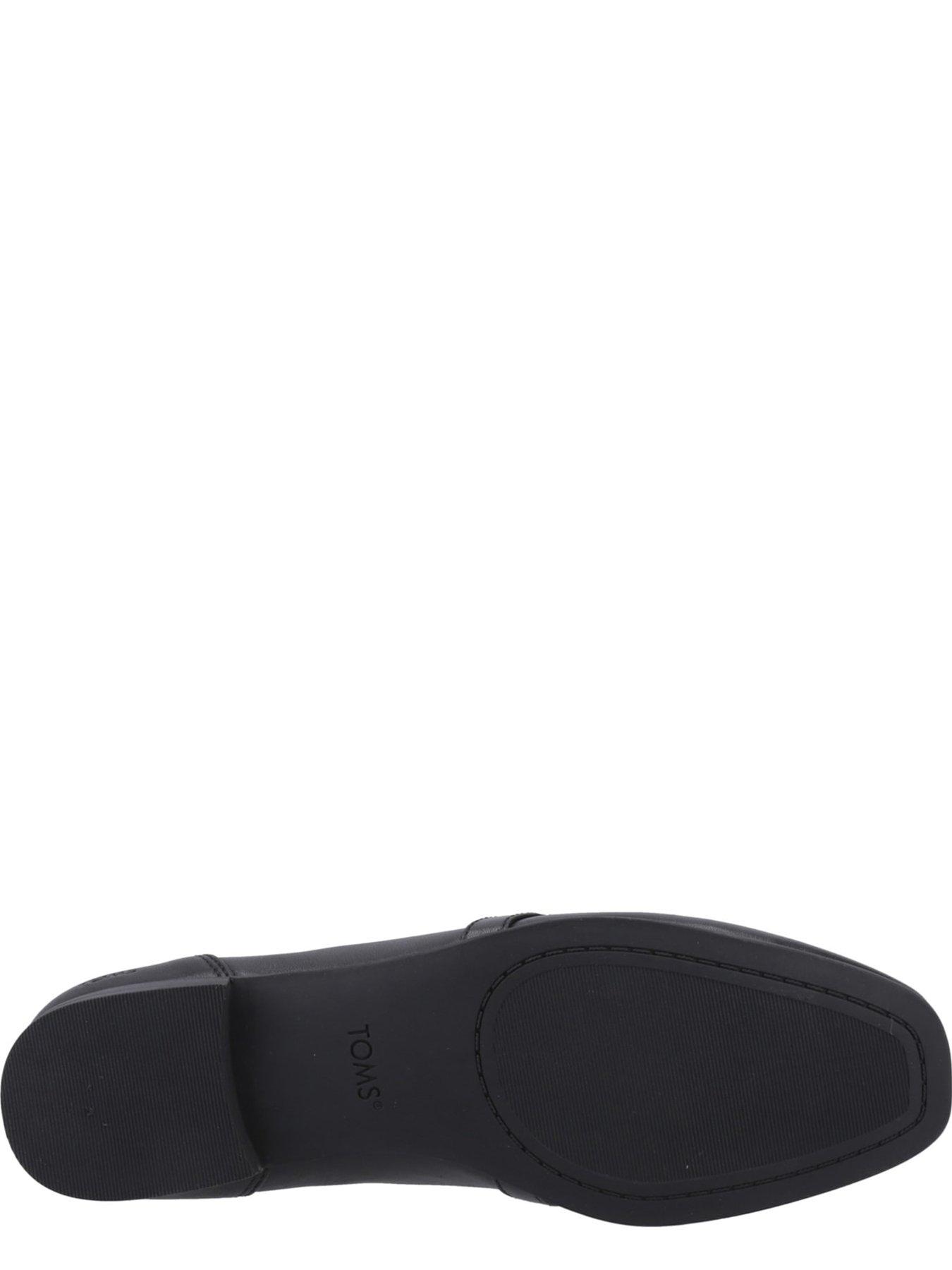 TOMS Lynette Leather Loafer - Black | Very
