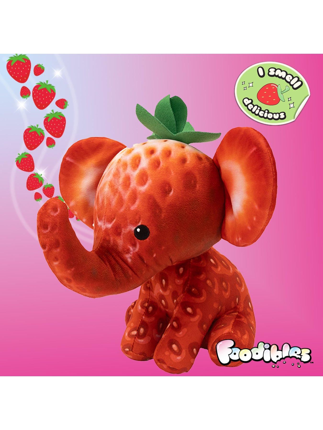 Foodibles Series 1 Scented Strawberry Elephant Soft Toy | Very