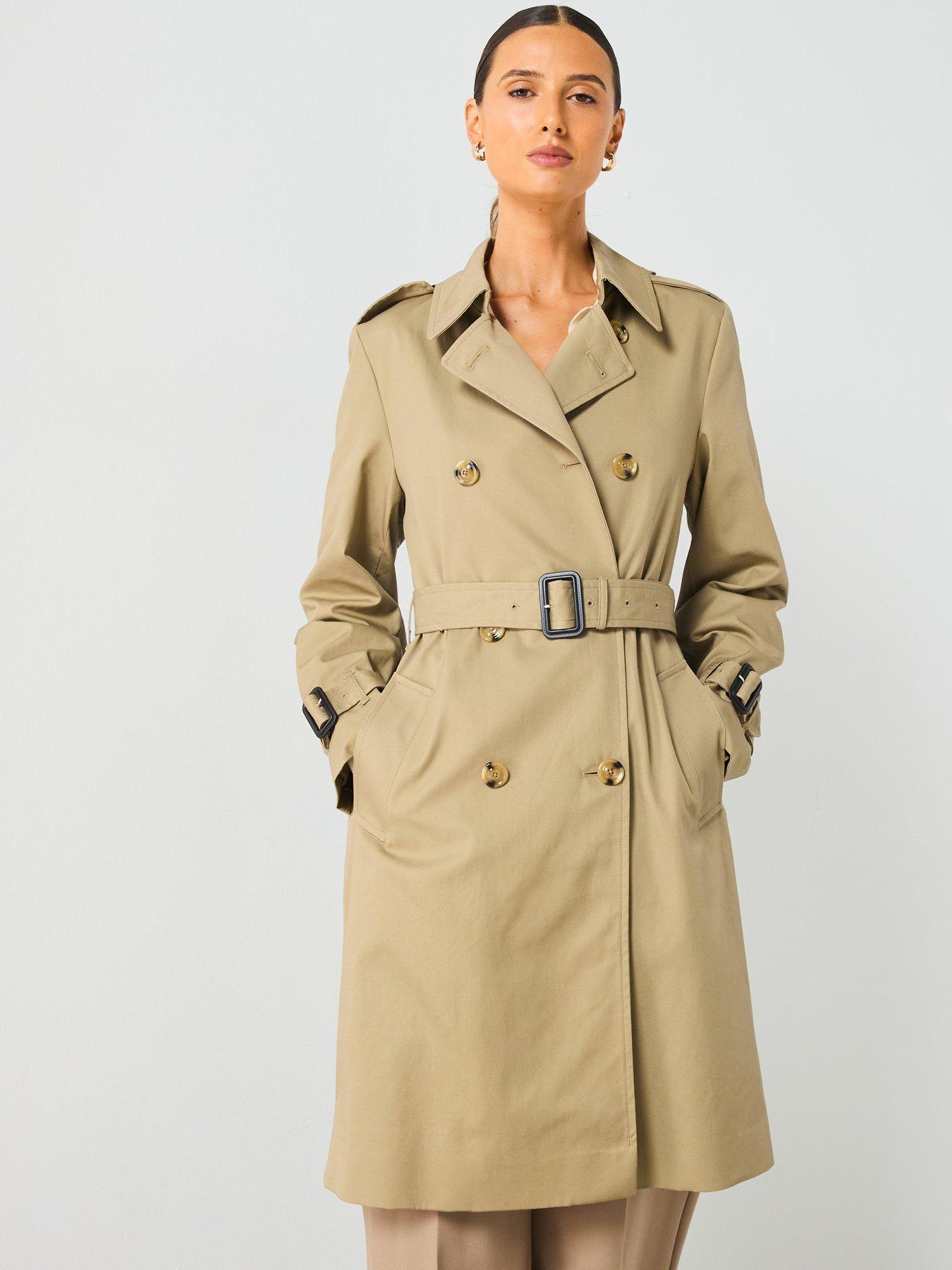 Womens Beige Mango Coats And Jackets - Very