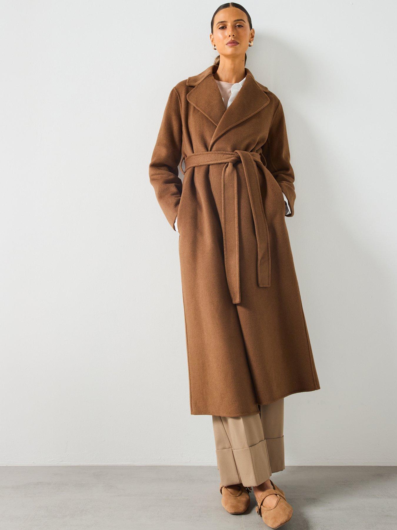 Mango Oversized Duster Coat - Tan | Very