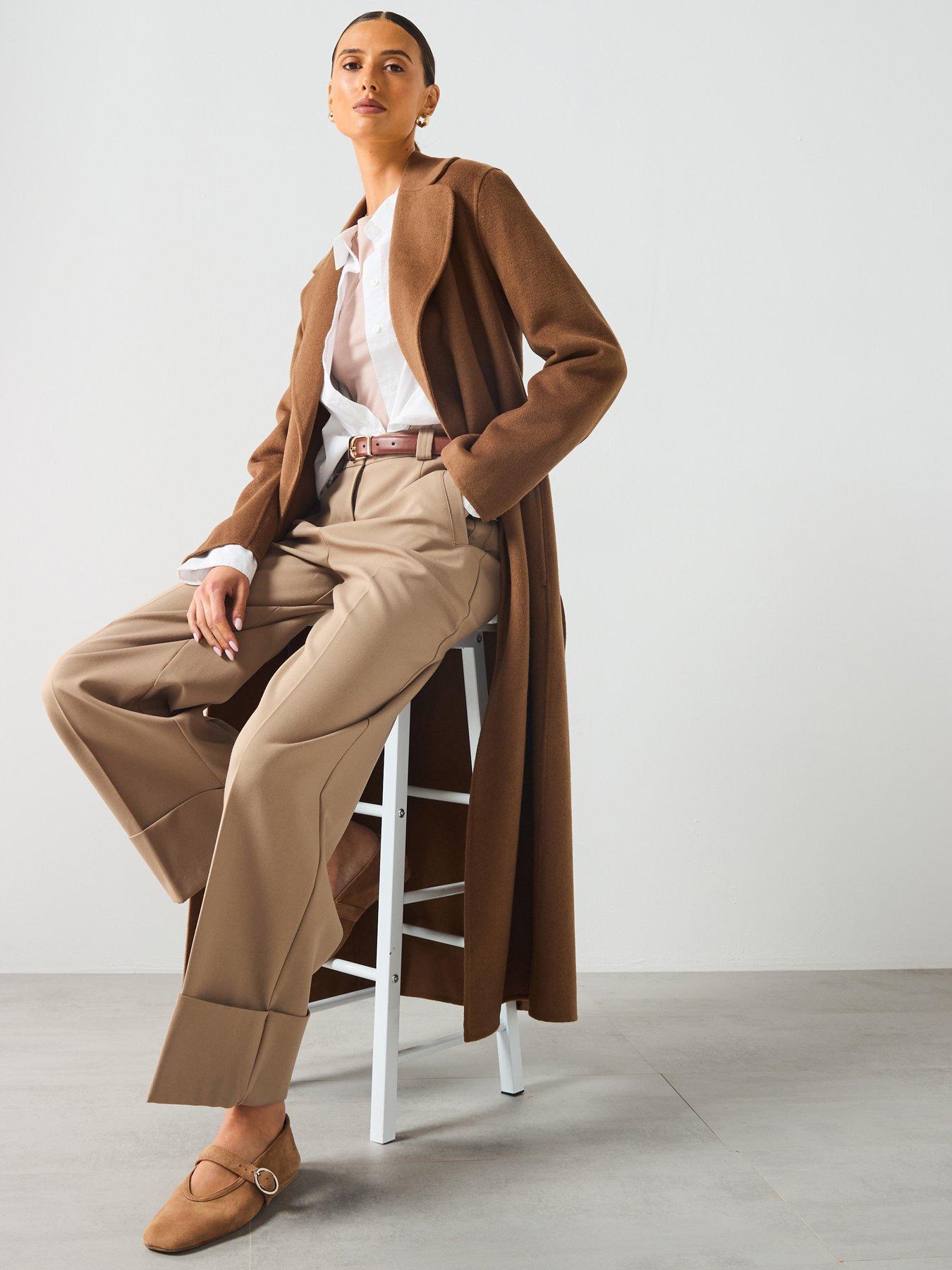 Mango Oversized Duster Coat - Tan | Very