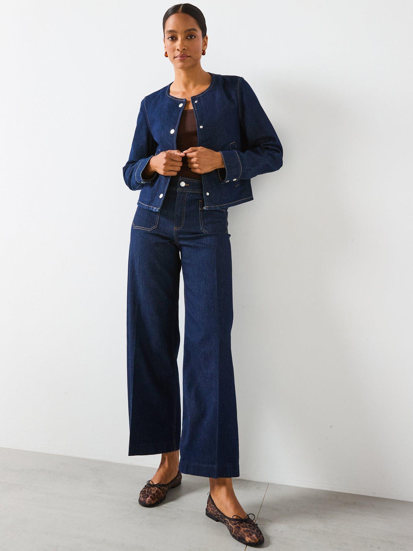 Mango Denim Jacket With Pockets - Blue | Very