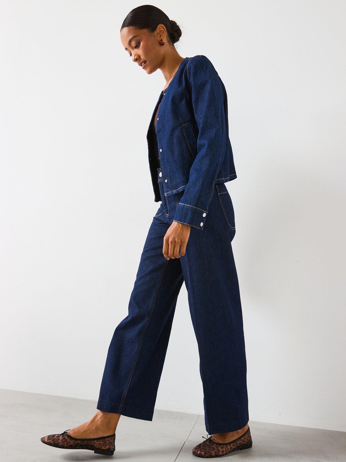 Mango Denim Jacket With Pockets - Blue | Very