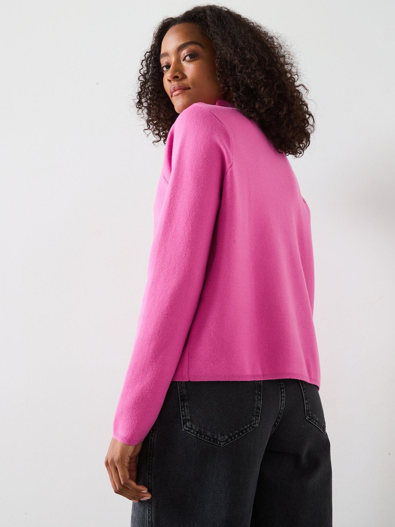Mango High Neck Sweater - Pink | Very