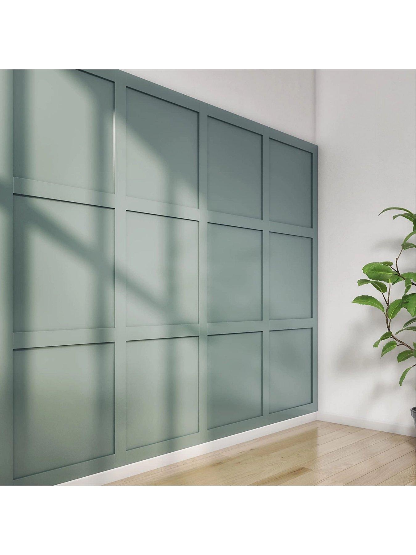 Cheshire Mouldings Mdf Shaker Wall Panelling Kit (h)1200mm (w)63mm (t ...