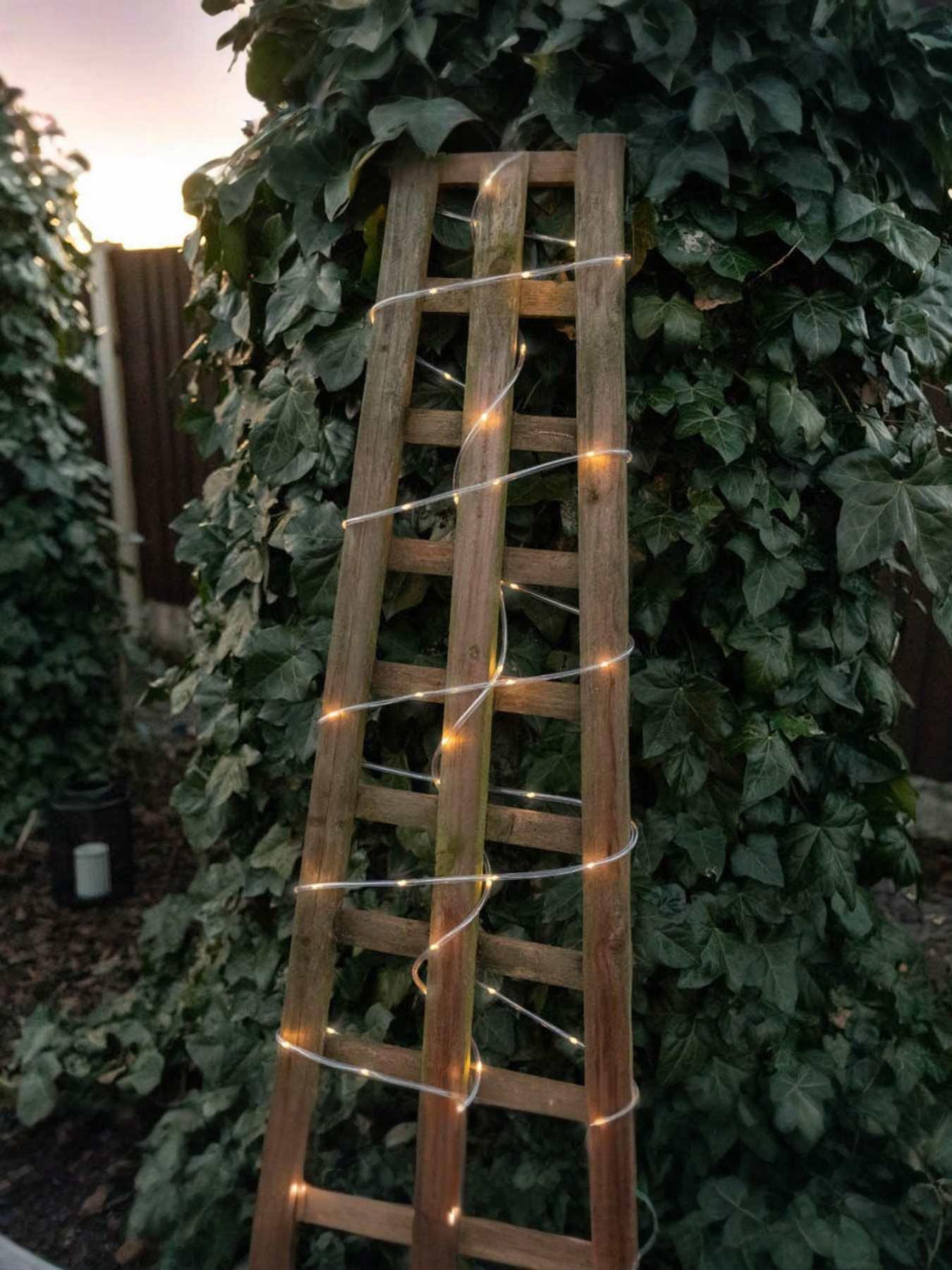 ValueLights Battery Operated Outdoor Warm White 10m Chain Lights with ...