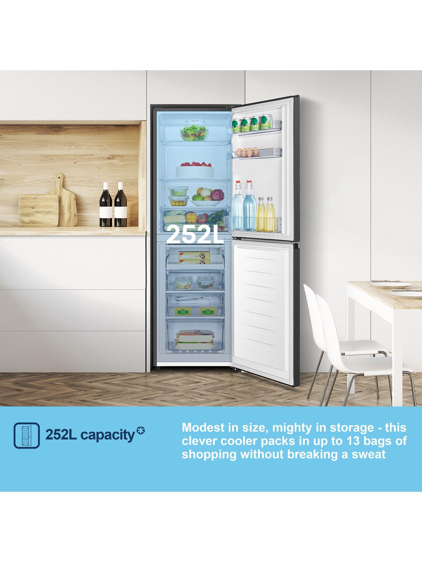Fridgemaster MC55240EB Freestanding Fridge Freezer - Black | Very