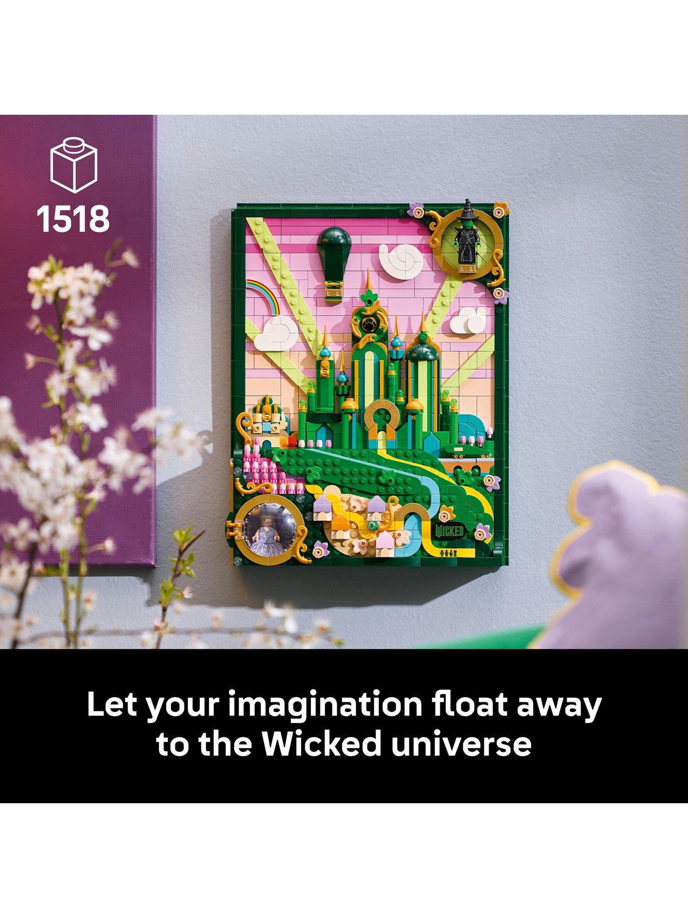 LEGO Wicked LEGO Wicked Emerald City Wall Art Building Set 75685 | Very