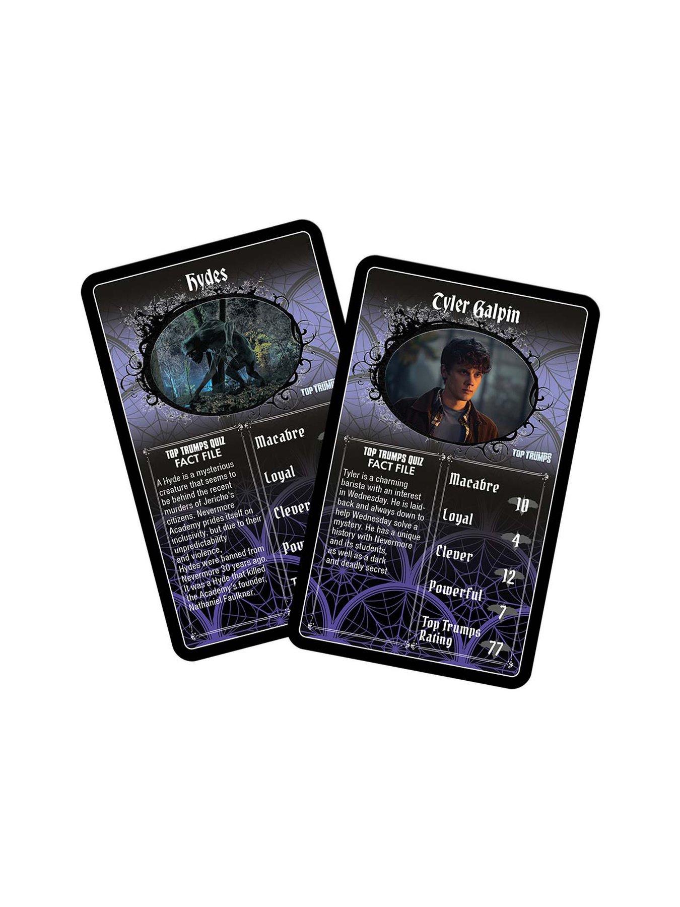 Top Trumps Wednesday Top Trumps Card Game | Very