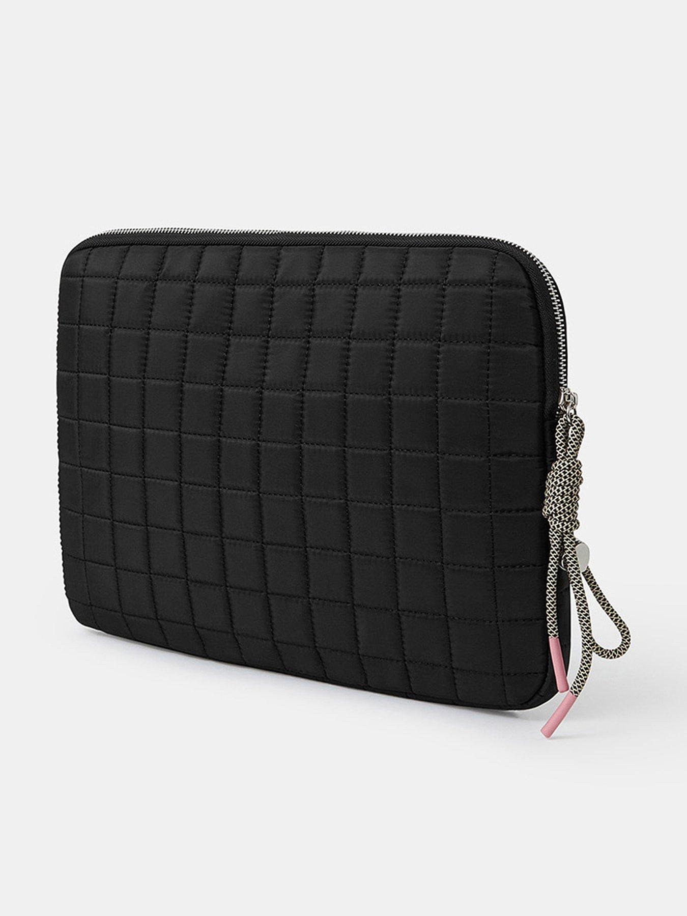 Accessorize Quilted Laptop Case - Black | Very