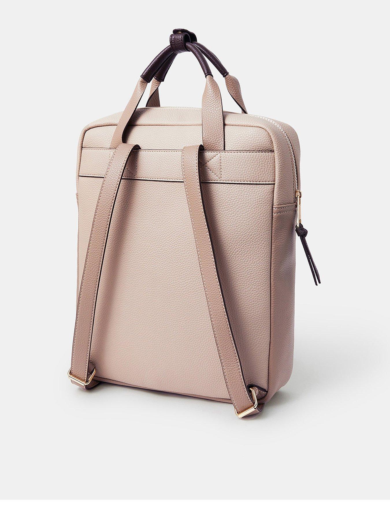Accessorize Pocket Top Handle Backpack - Brown | Very