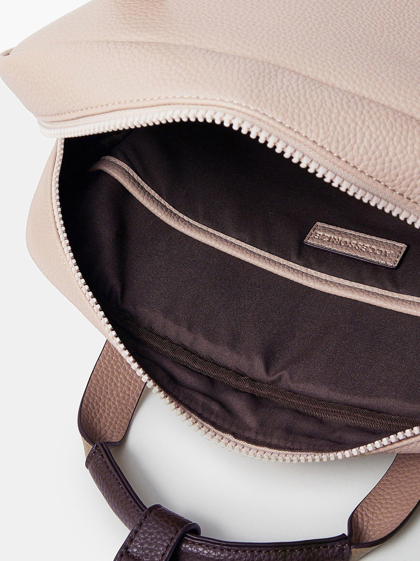 Accessorize Pocket Top Handle Backpack - Brown | Very