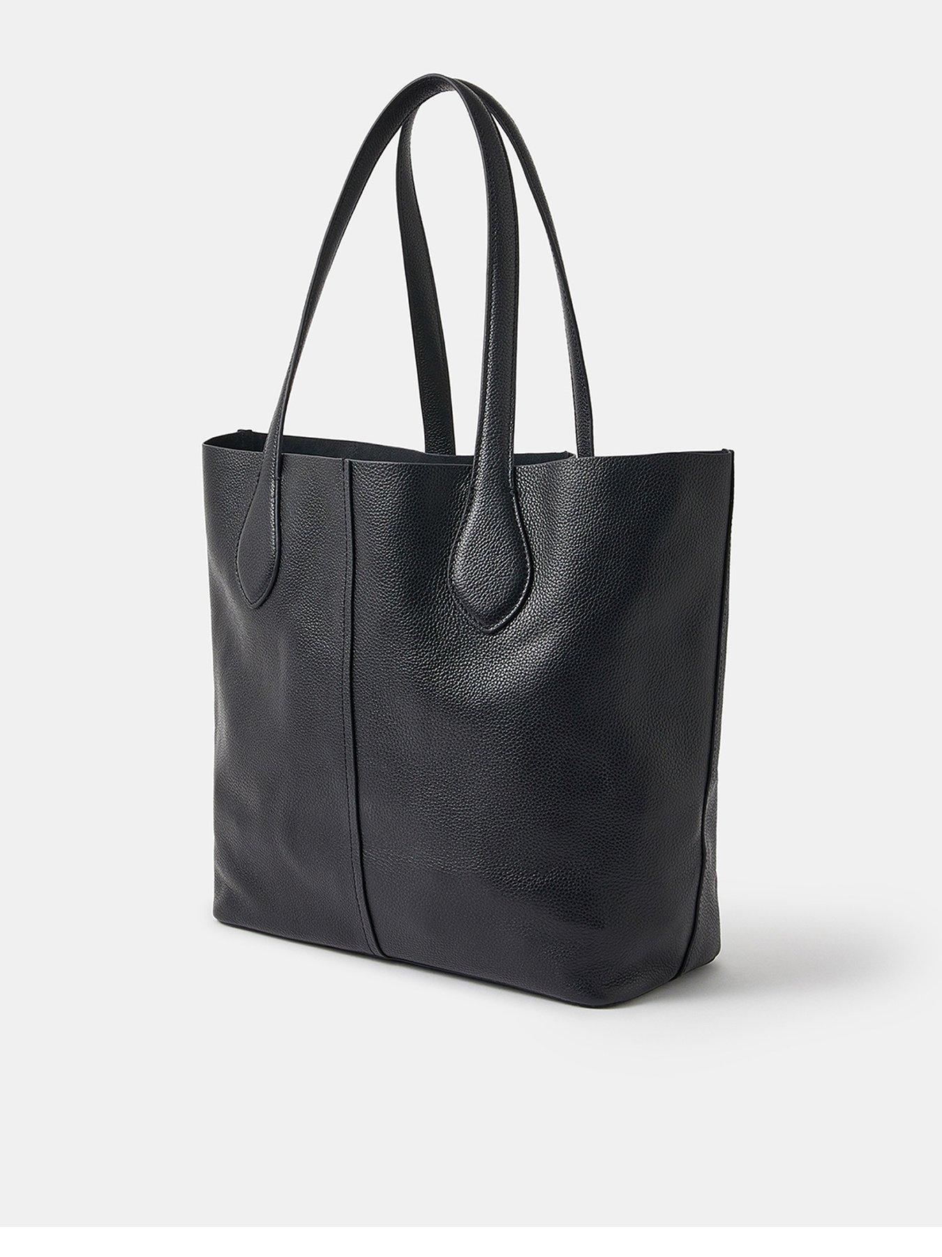 Accessorize Leather Tote Bag - Black | Very