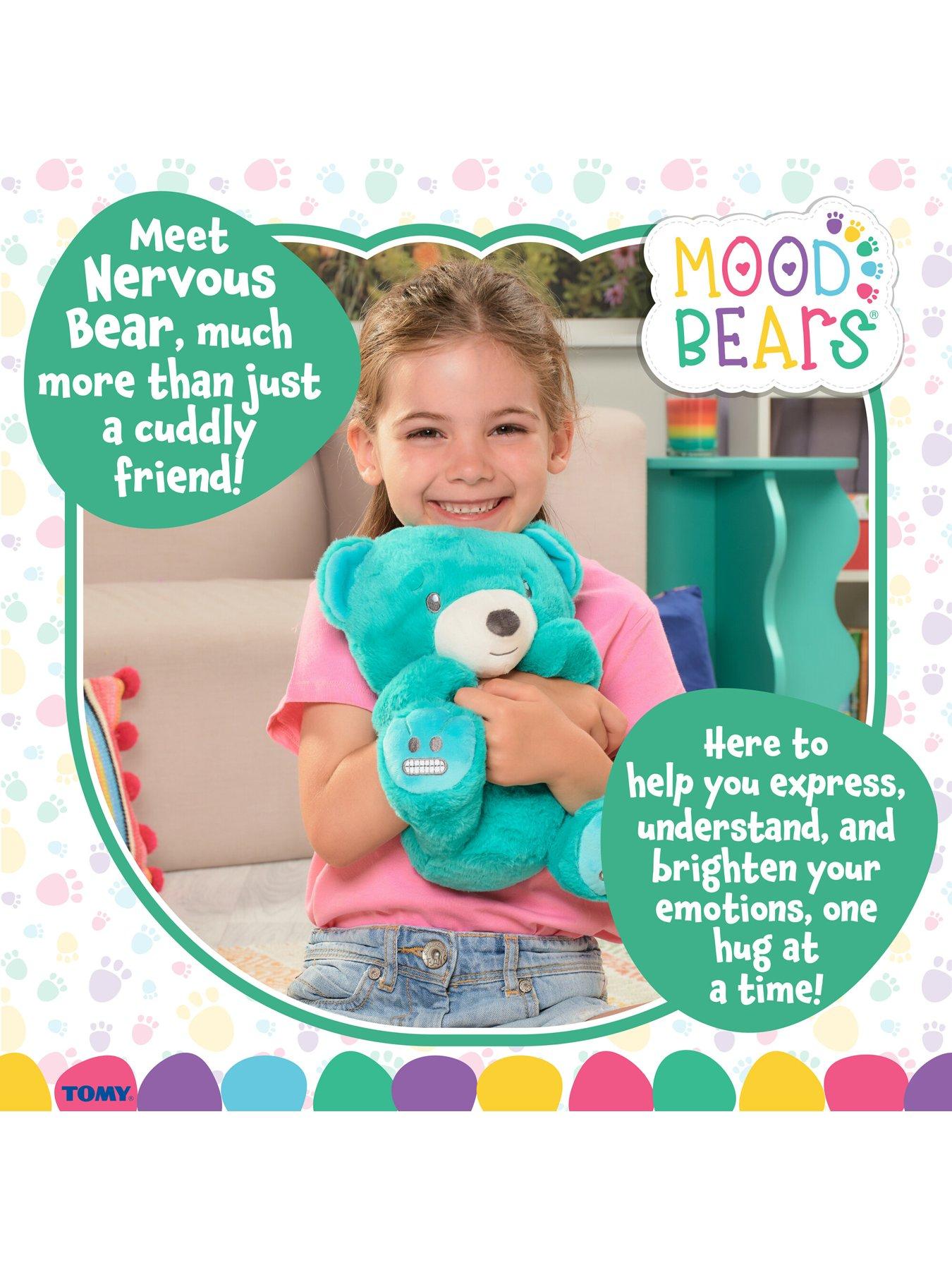 Mood Bears Nervous Large Bear - Calming Teal Plush | Very