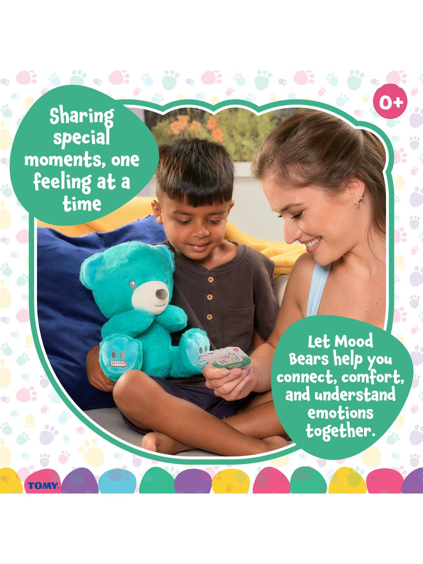 Mood Bears Nervous Large Bear - Calming Teal Plush | Very