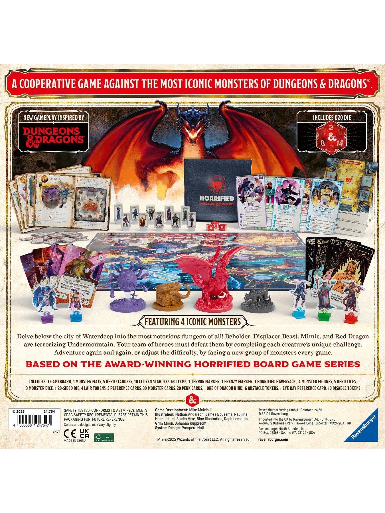 Horrified: Dungeons & Dragons Cooperative Game | Very