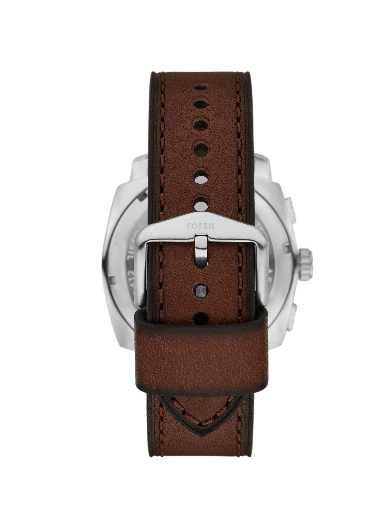 Fossil Men's Machine Chronograph, Stainless Steel Watch, FS6100 | Very
