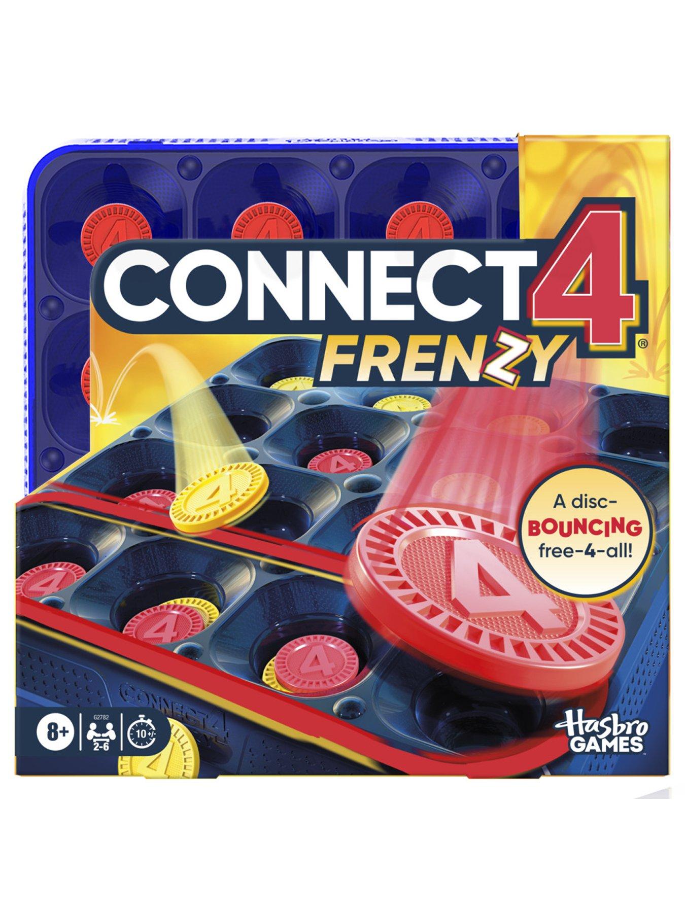 Connect 4 Frenzy Fast-Paced Bouncing Disc Game | Very