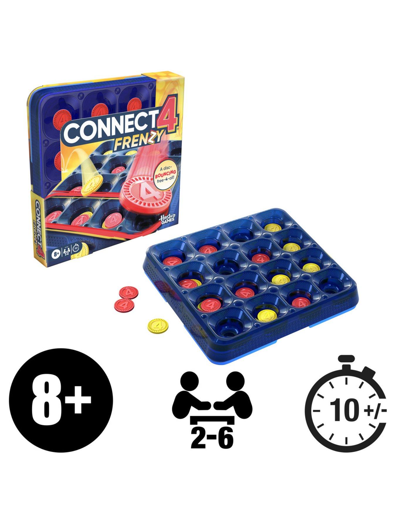 Connect 4 Frenzy Fast-Paced Bouncing Disc Game | Very