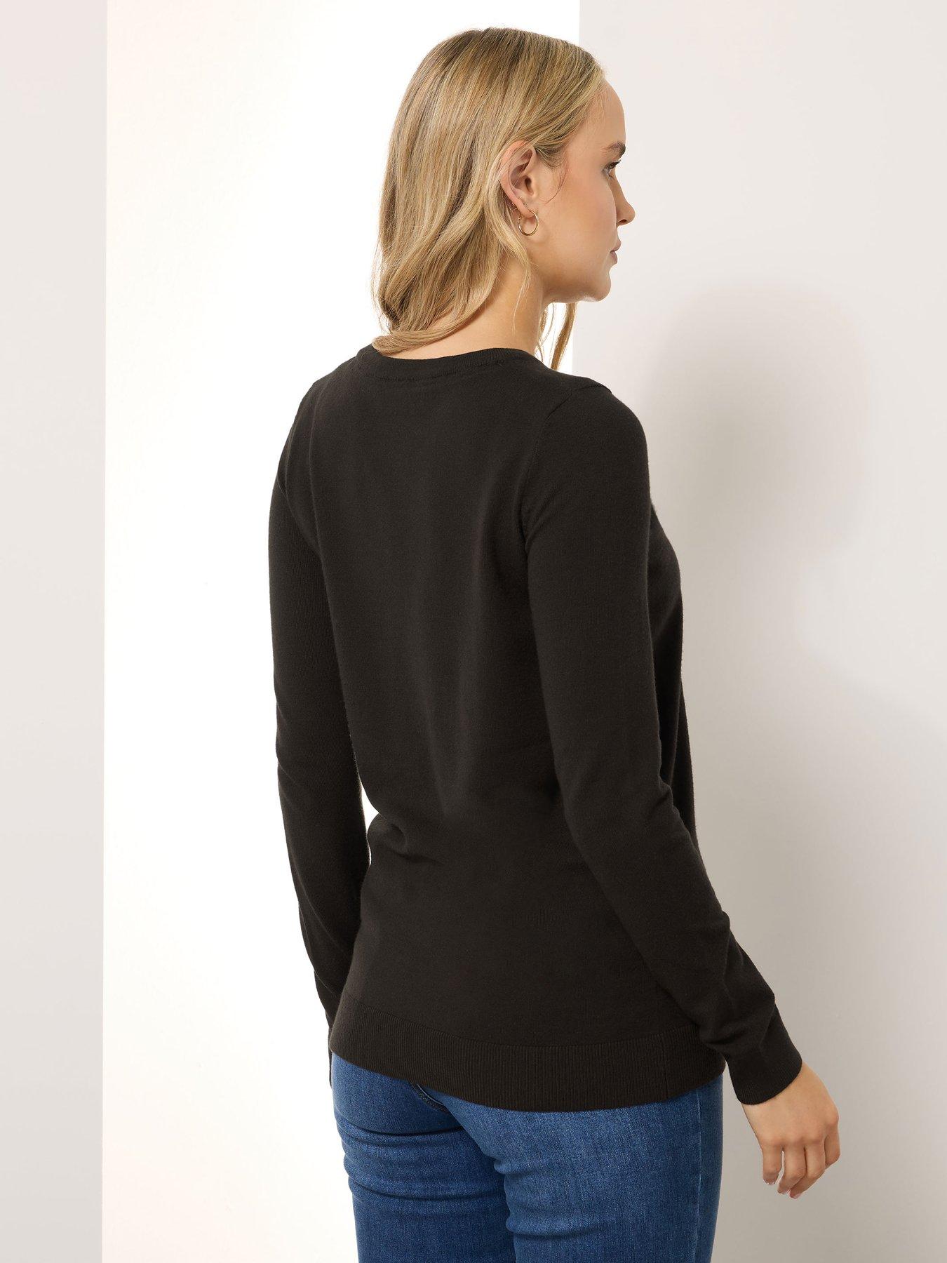 Long Tall Sally Tall Crew Neck Jumper - Brown | Very